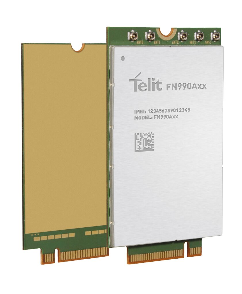 Maximum flexibility for global use: 5G data card of the Telit FN990Axx ...